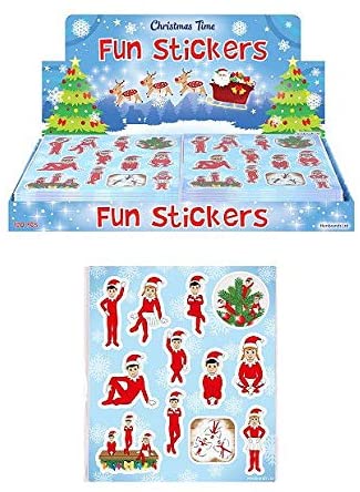 Elf Christmas Stickers – The Party Pirate