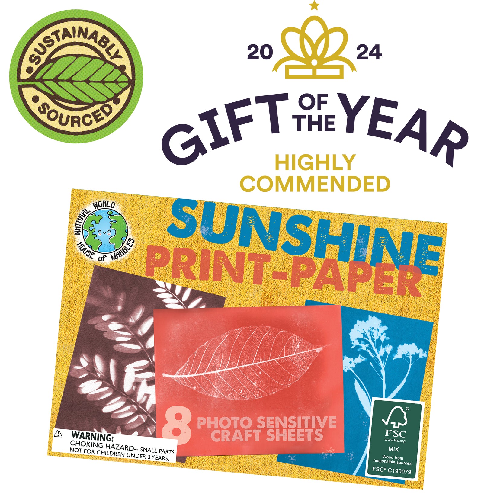 Sun Print Paper Kit - STEM activity - Pack of 8 Sheets – The Party Pirate